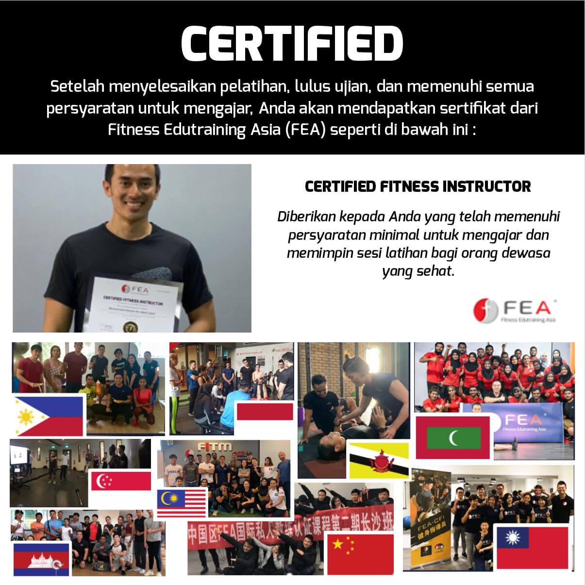 CERTIFIED FITNESS INSTRUCTOR – EXERCISE COACHING | FitNation Gym Semarang